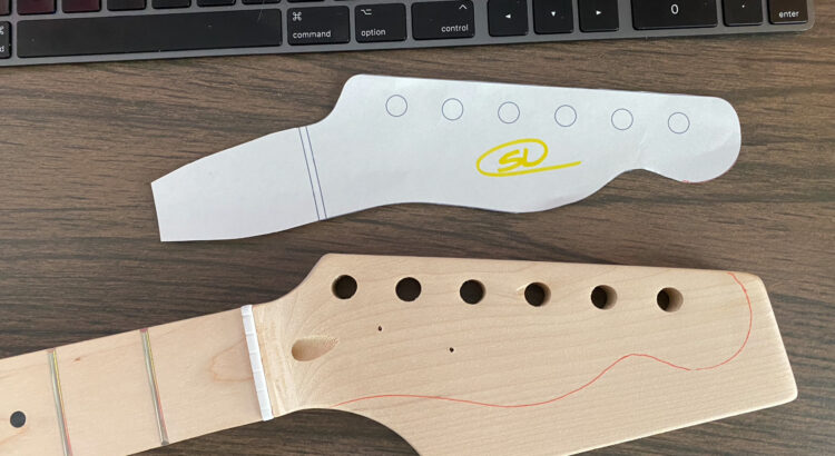 Fender Telecaster Printable Headstock Template Janky