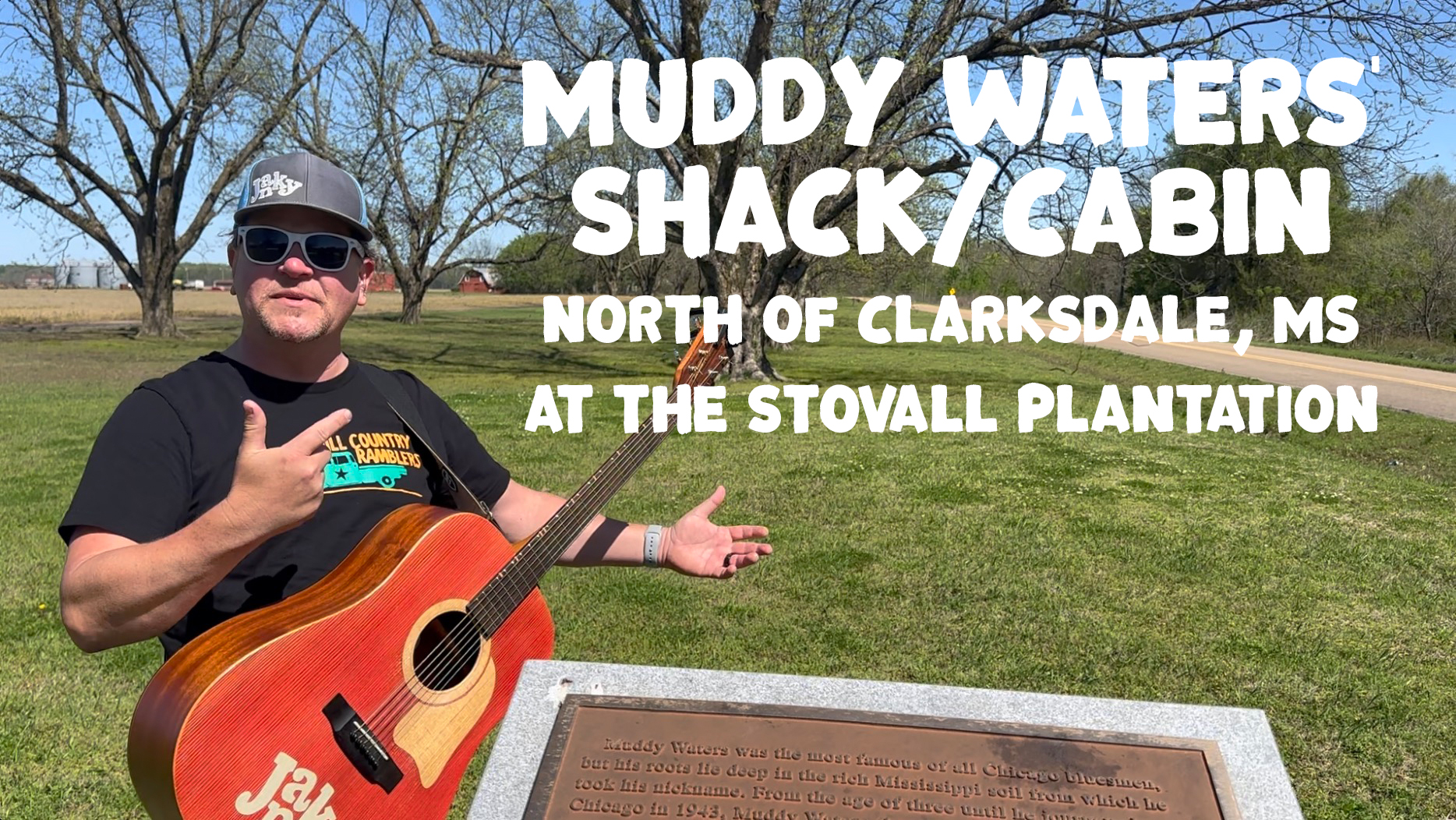Muddy Waters' Shack Cabin - North of Clarksdale, MS at the Stovall ...